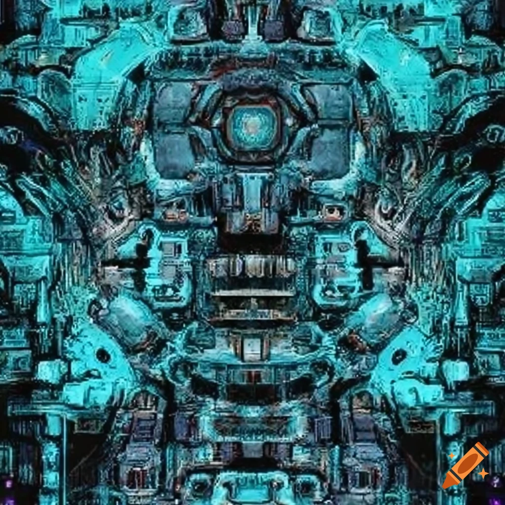 Robotcore, texture, seamless on Craiyon