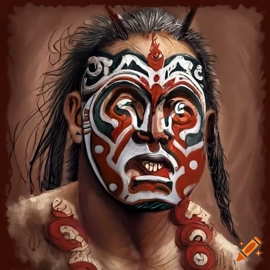 Maorí Warriors on Craiyon