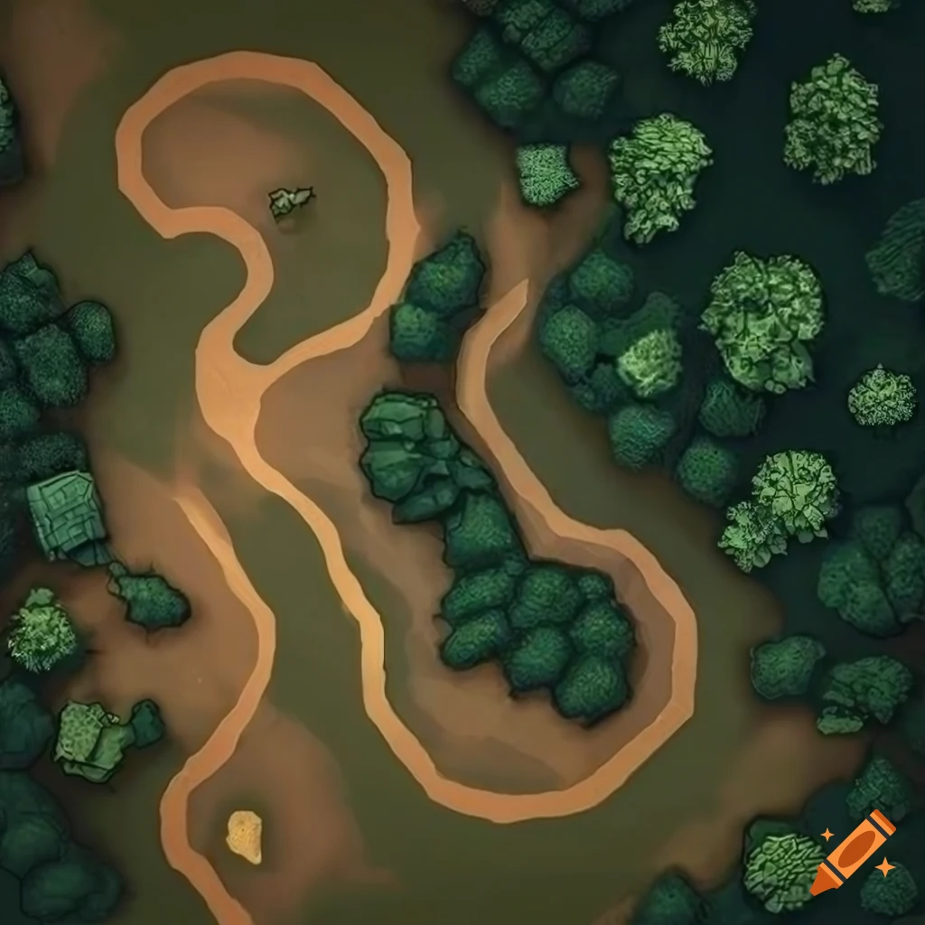 Mountain landscape roads , highlighting key locations and landmarks ...