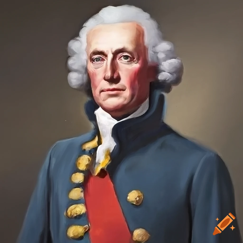 James monroe portrait painting on Craiyon