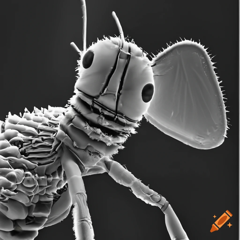 Robotic winged insect antennae photo many legs many eyes many wings ...