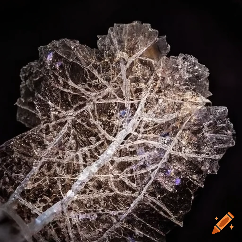 Trees made out of crystals and minerals on Craiyon