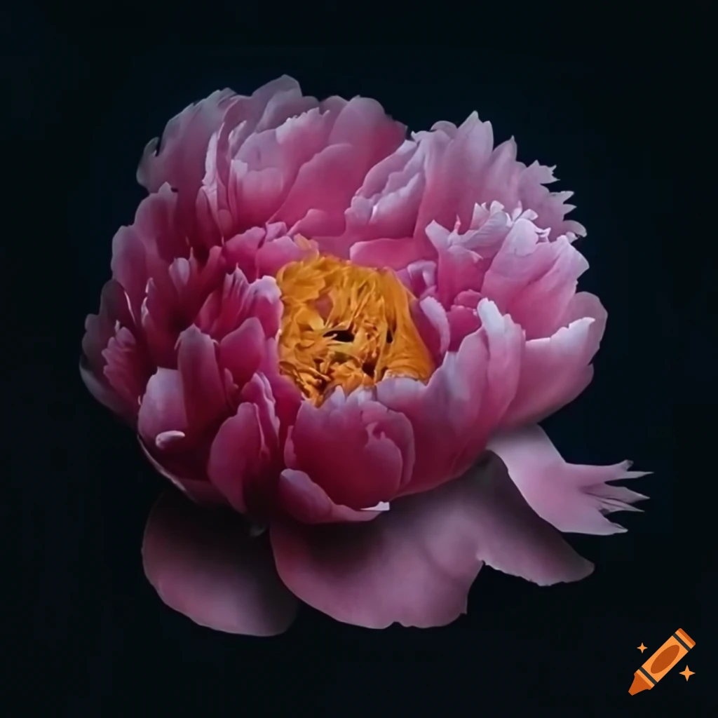 Kenji toma hyper realistic hyper detailed peony on Craiyon