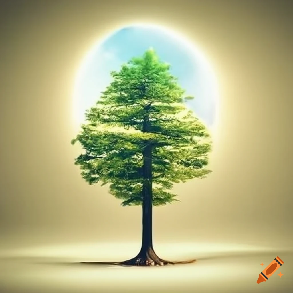 Innovation lab with trees on top