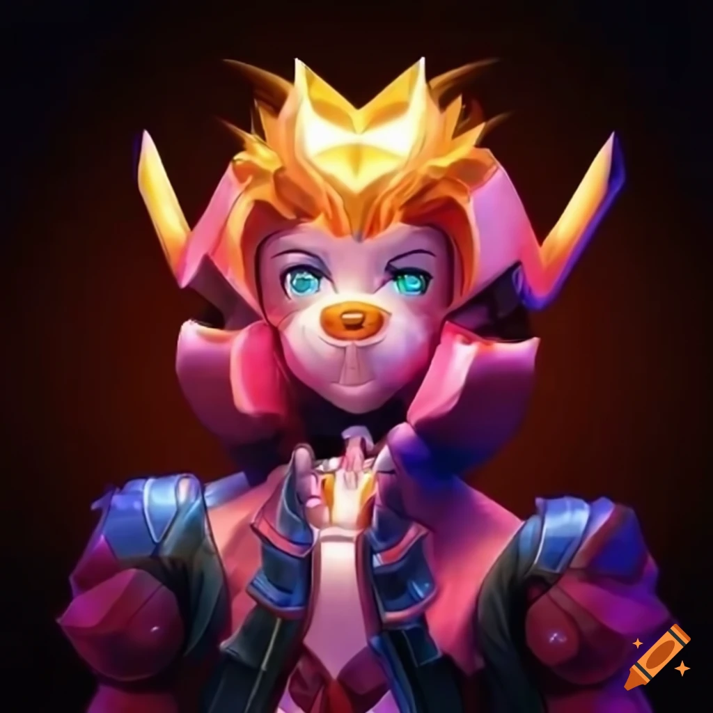 Aura opera gx mascot on Craiyon