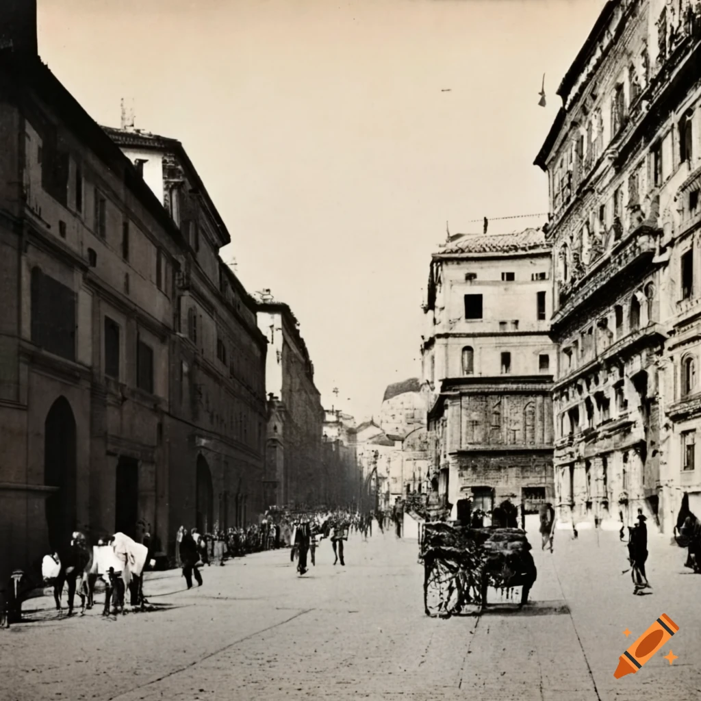 City of Rome, Italy, in 1920 on Craiyon