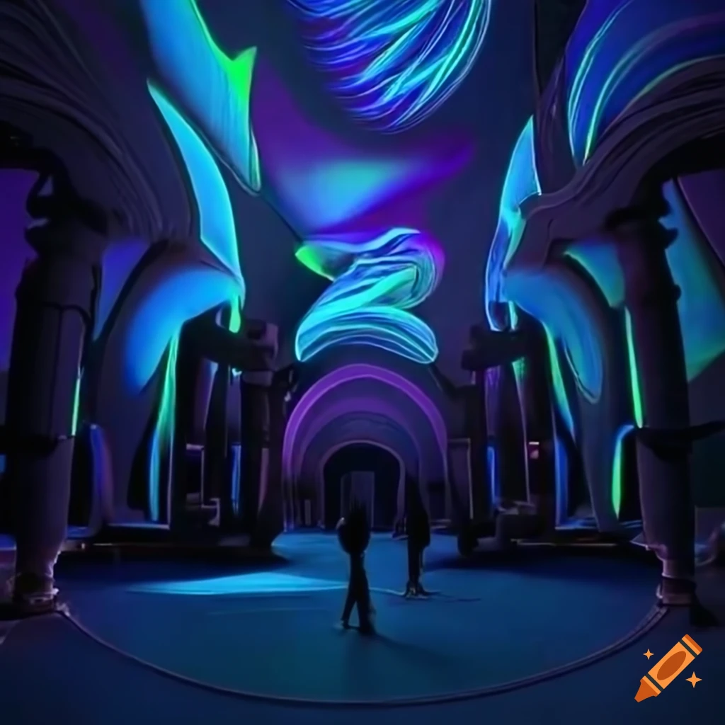 N immersive installation that combines cutting-edge technology with ...