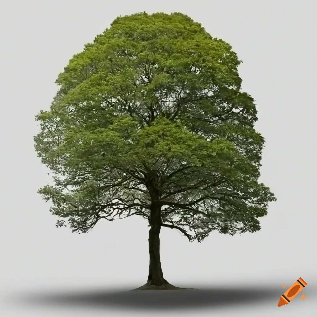 Photo of a Tree, All White Background, 4k, Photorealistic, High Focal ...