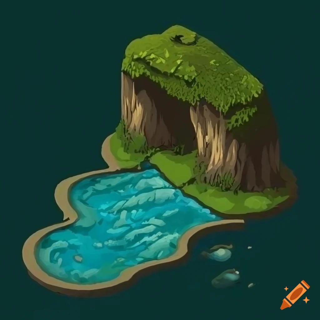 Mountain landscape roads , highlighting key locations and landmarks ...
