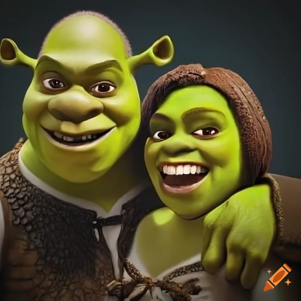 Shrek couple on Craiyon