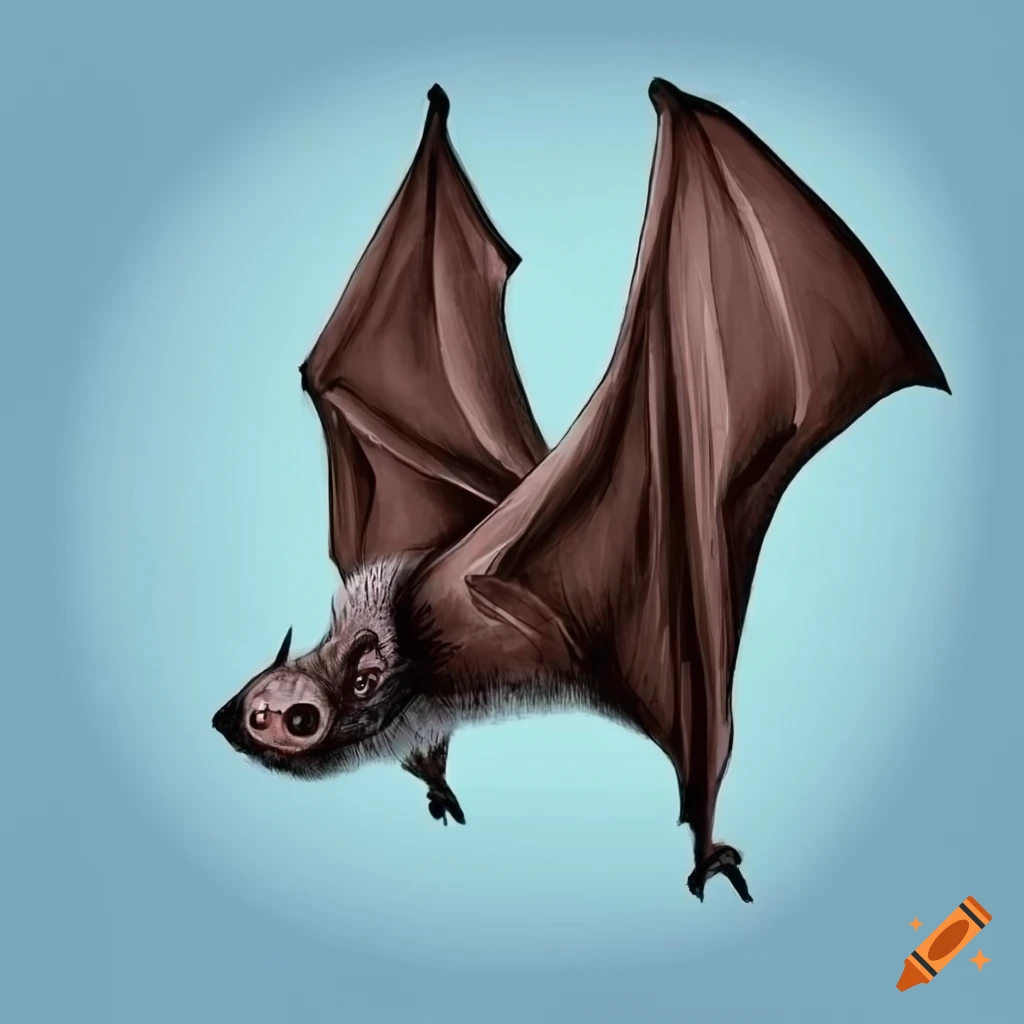 Scientific drawing of bats