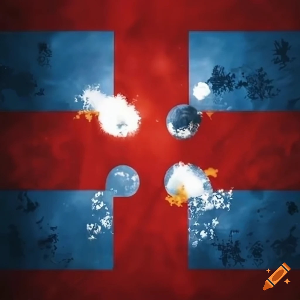 Fantasy country flag on Craiyon