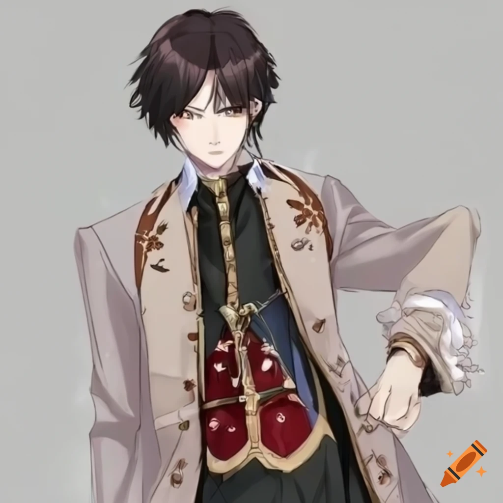 Anime noble male outfit on Craiyon