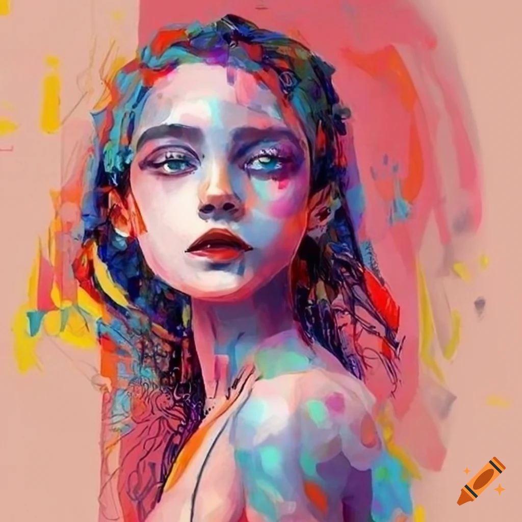 Clean modern art pattern on Craiyon