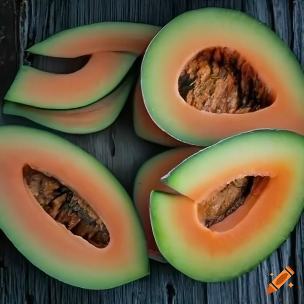Melon slices