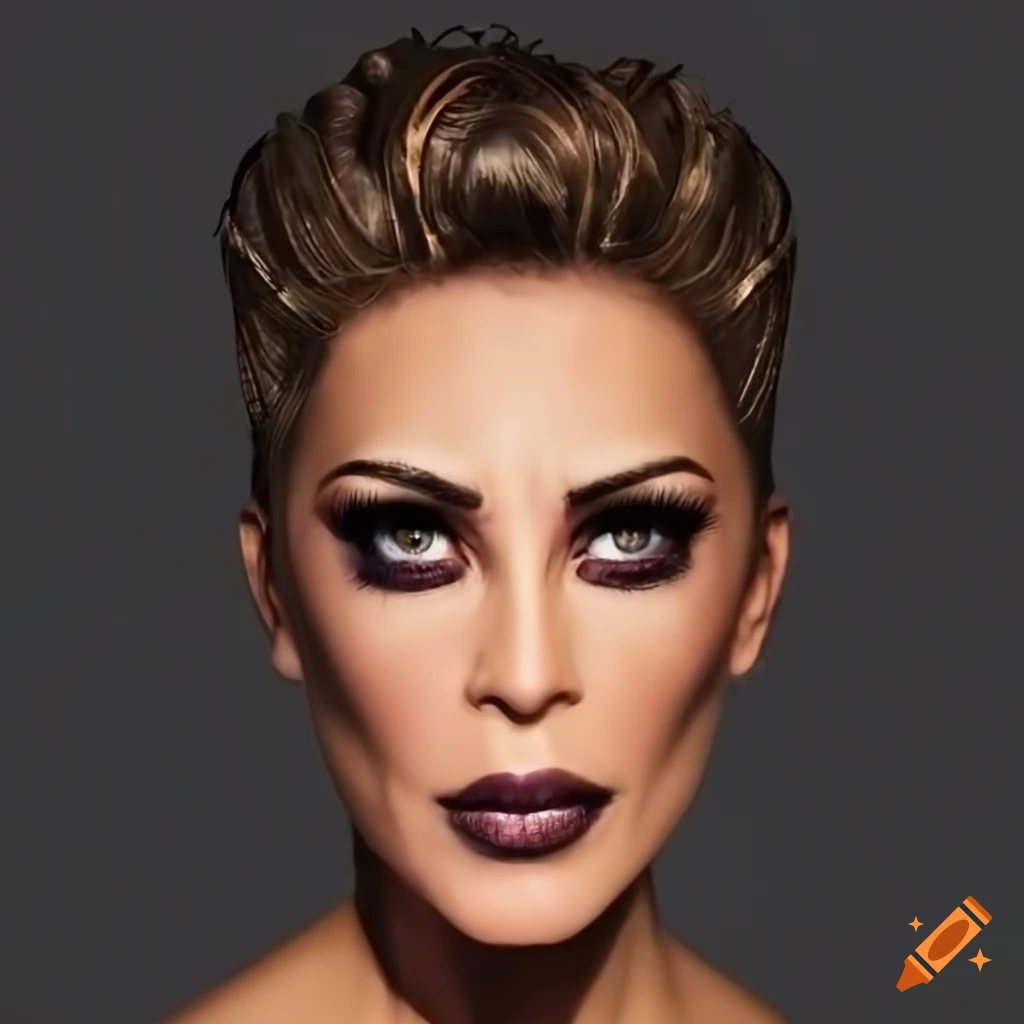 Alejandra guzman, symmetrical face, high resolution