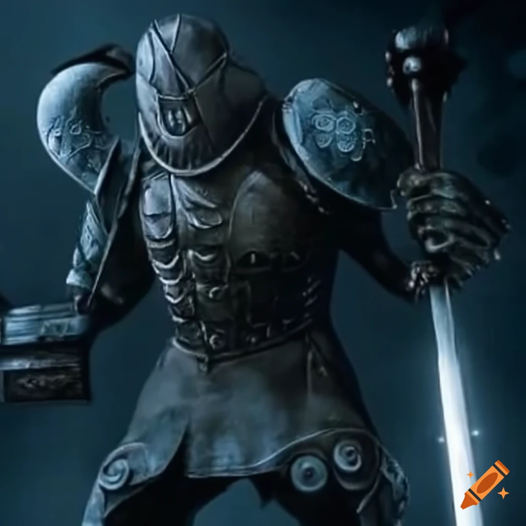 Octopus knight on Craiyon