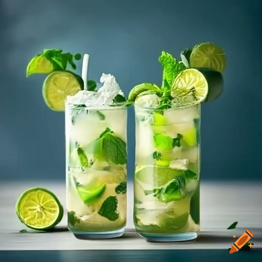 Mojitos on Craiyon