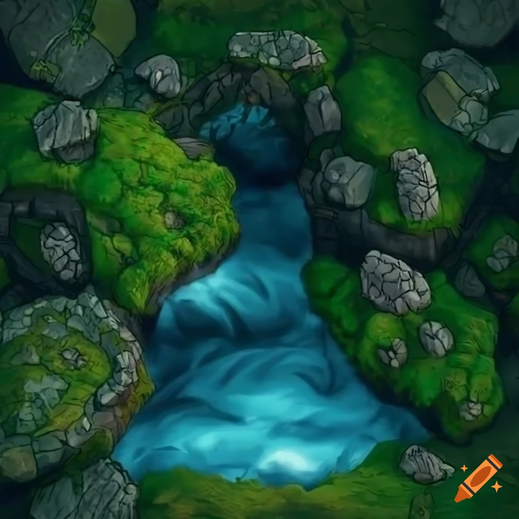 In the background between formation from above fantasy rpg game forest ...