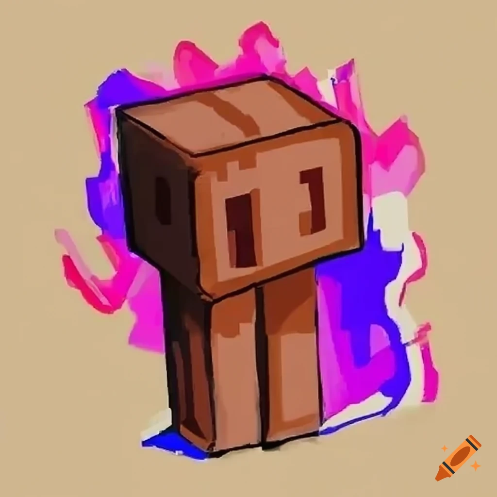 Minecraft lucky blocks on Craiyon