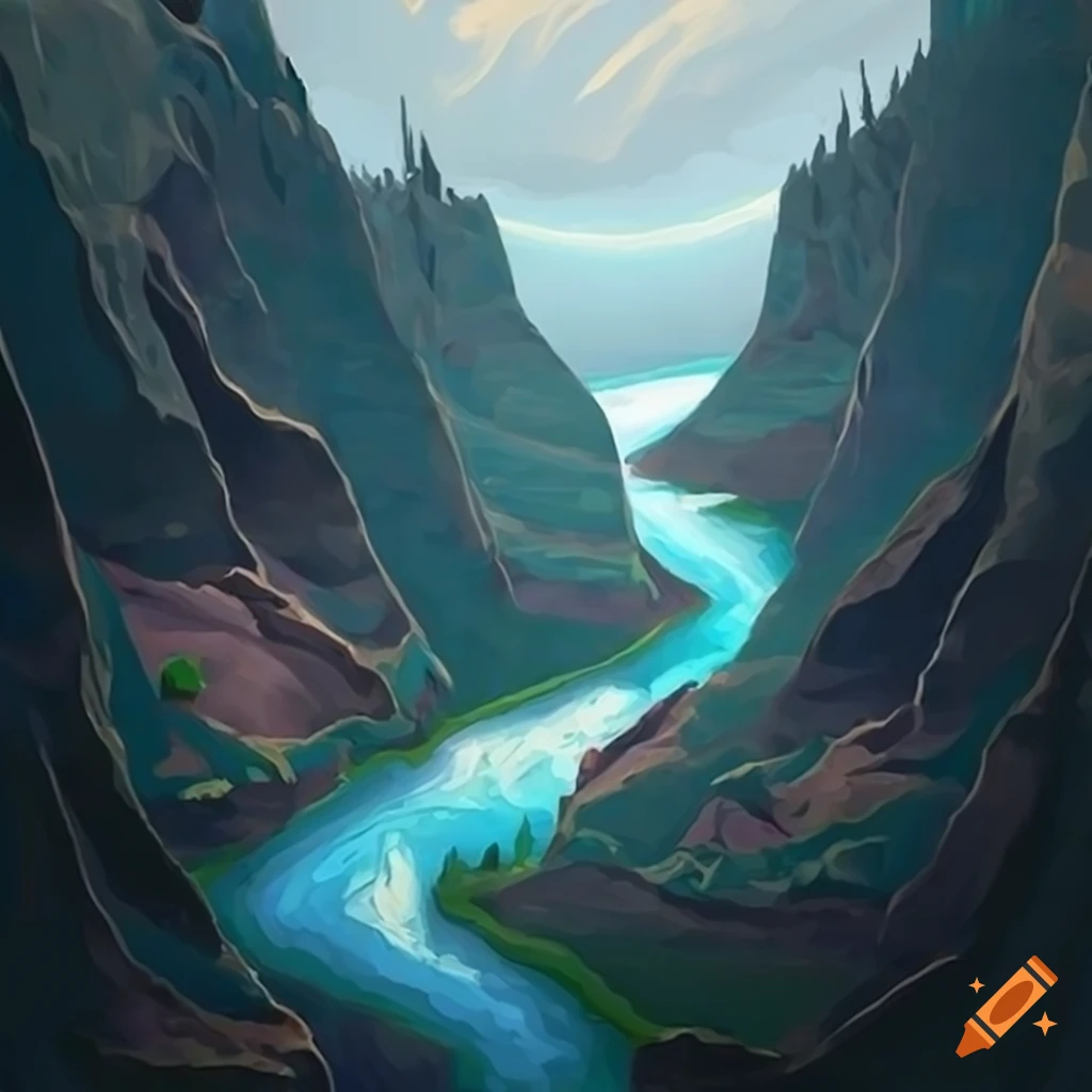 Depression Painting Of Waves