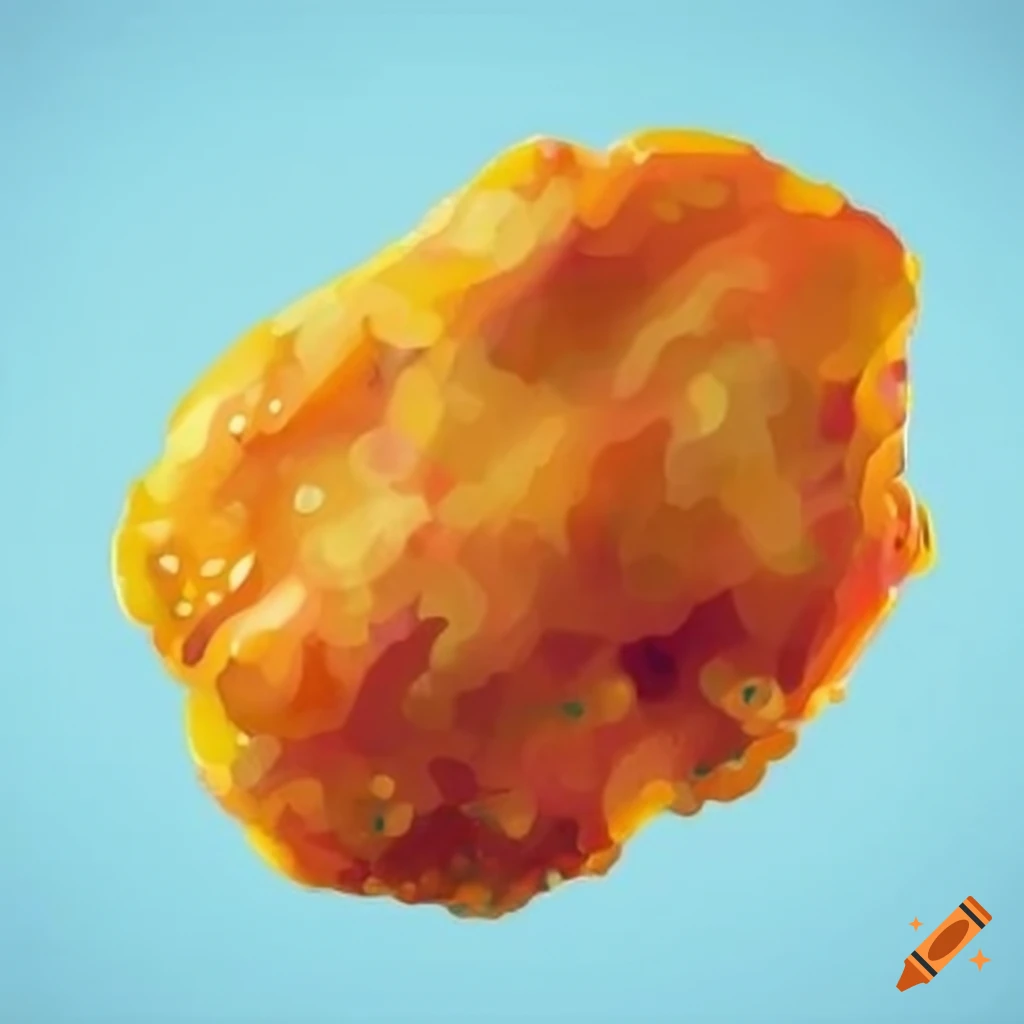 A chicken nugget on Craiyon