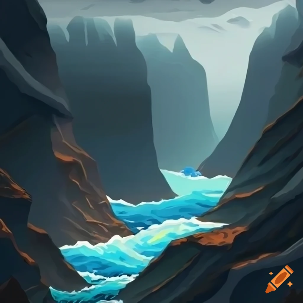 Isometric sandstone world map down birdseye view a masterful oil ...