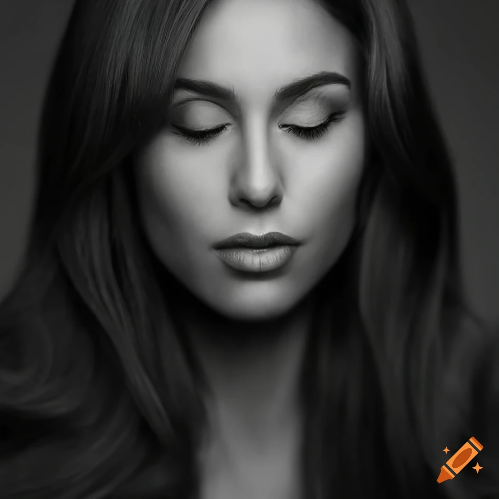 "Nina Radcliff", closeup face, eyes closed, glamour portrait on Craiyon