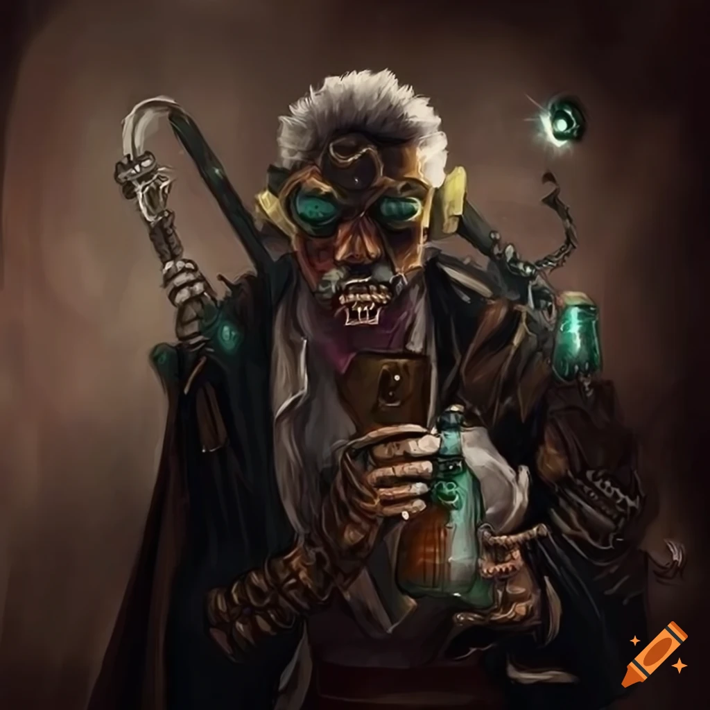 Dark fantasy british navy inspired cyborg pirate with cybernetic limbs ...