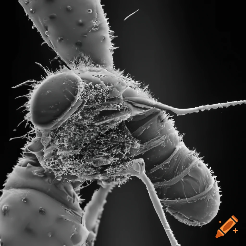 Housefly antennae photo many legs hair details prickly chipset ...