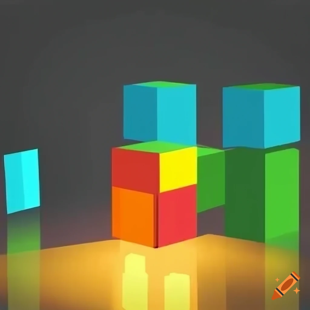 Cubo-pixel graphics