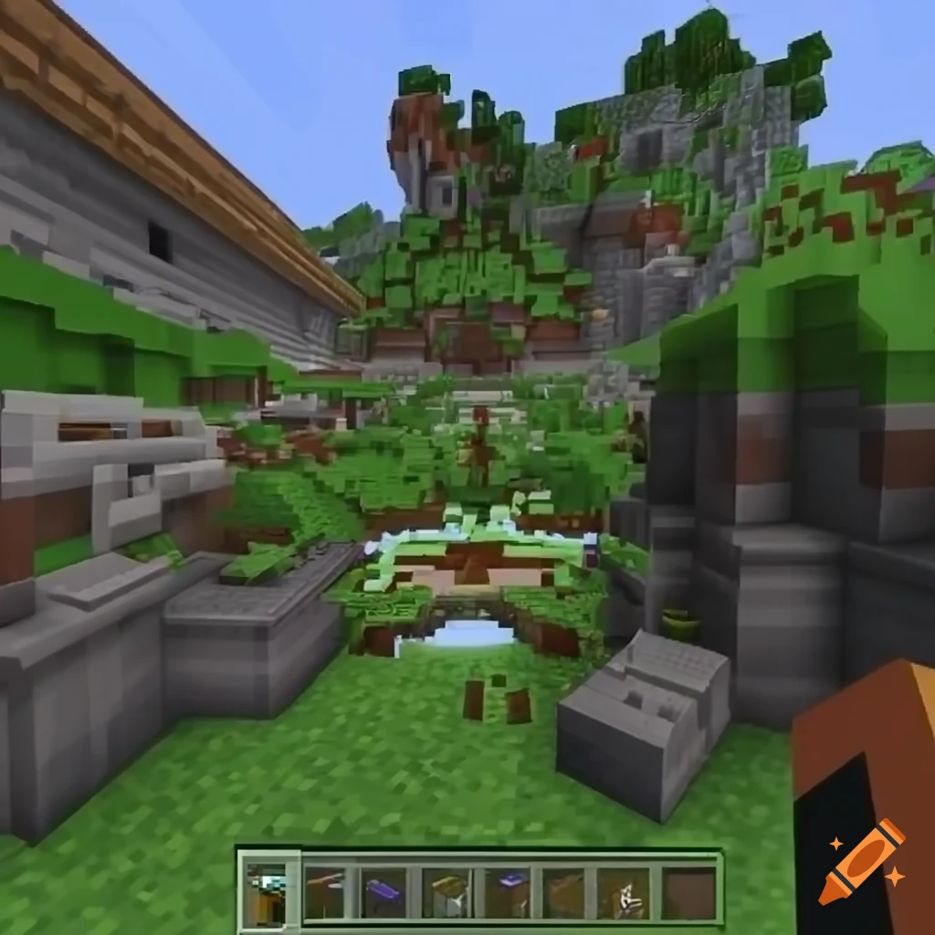 Exploring minecraft servers on Craiyon