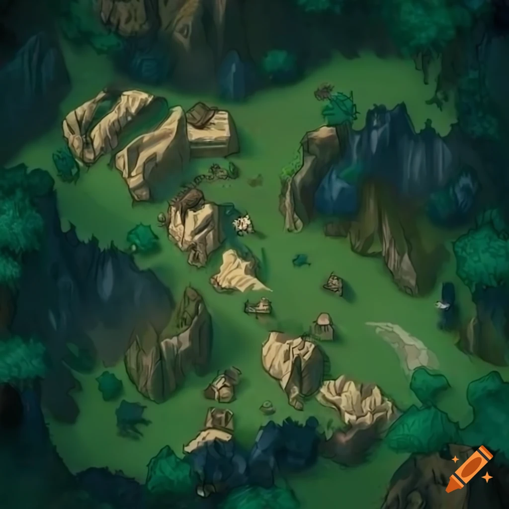 Fantasy map from above map aerial memorabilia top isometric for a ...