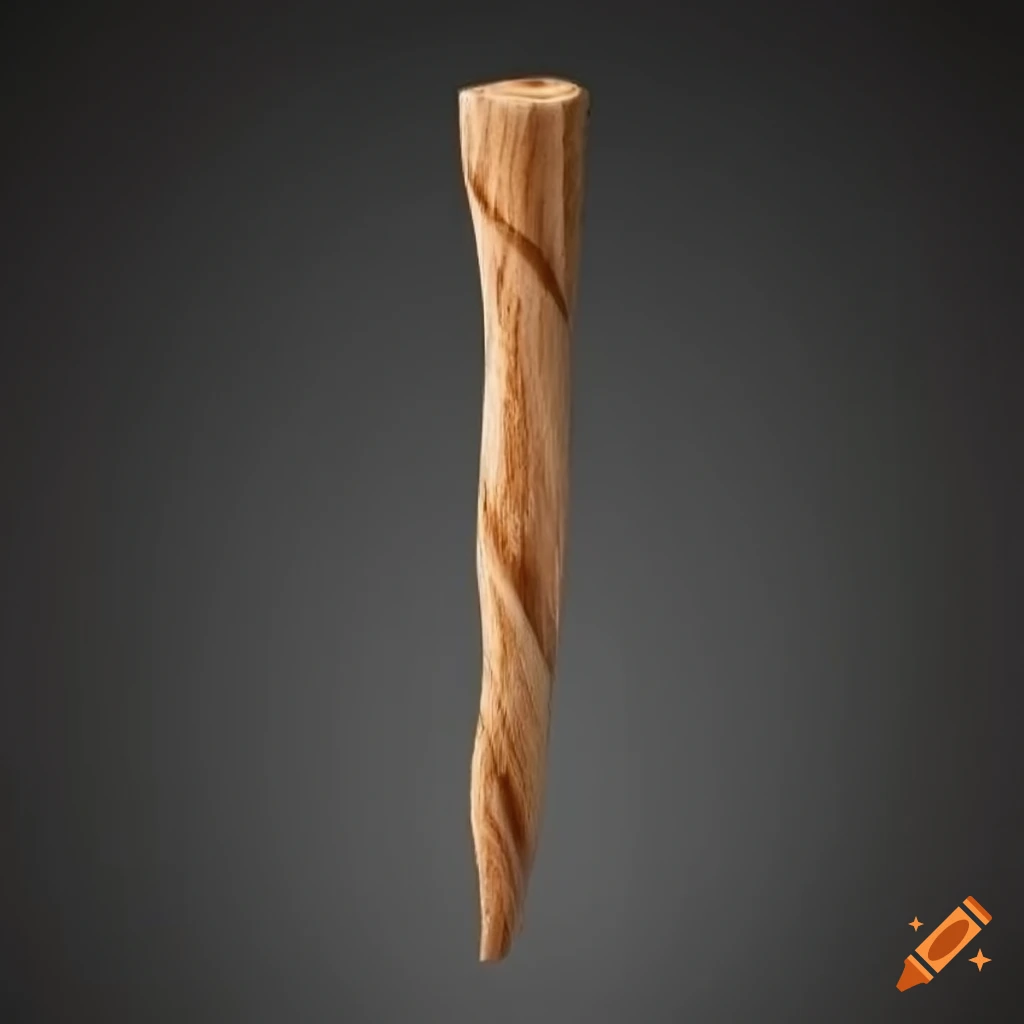 Sharpened wooden stick on Craiyon
