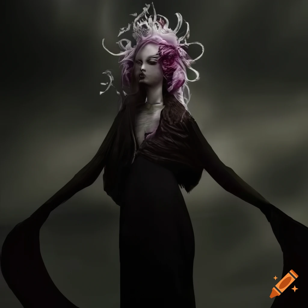 Lovecraftian fashion wispy high resolution