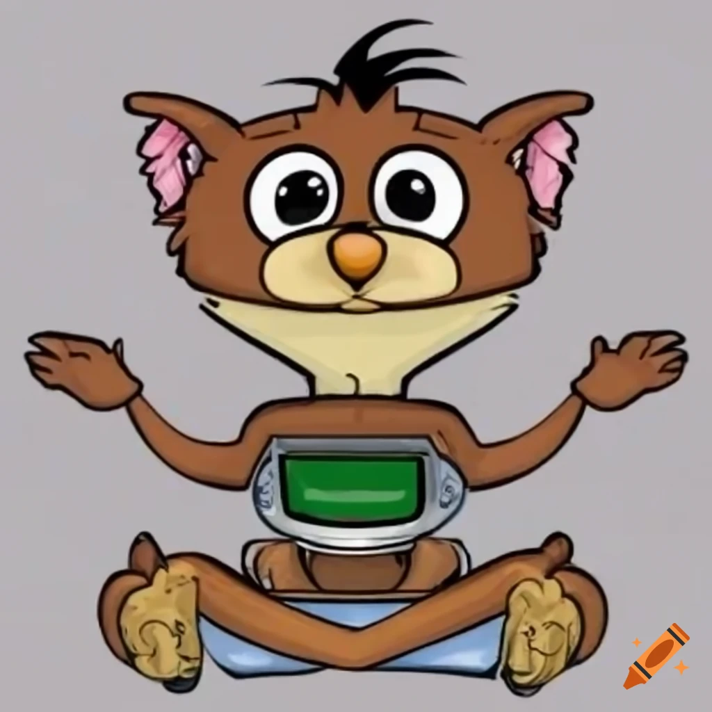 Mascota matemática formato computadora on Craiyon