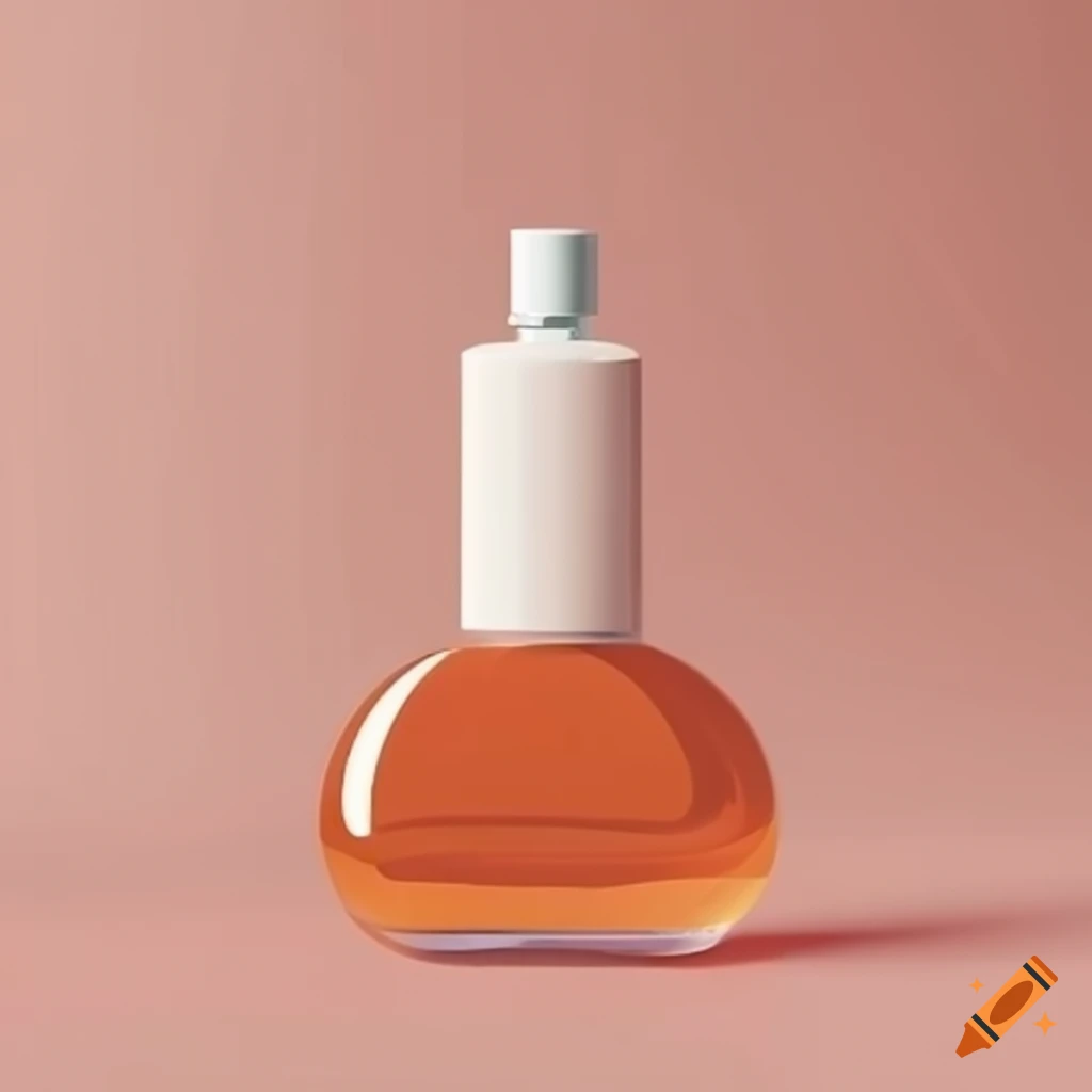 Soothing minimalist isometric cosmetics perfume on Craiyon