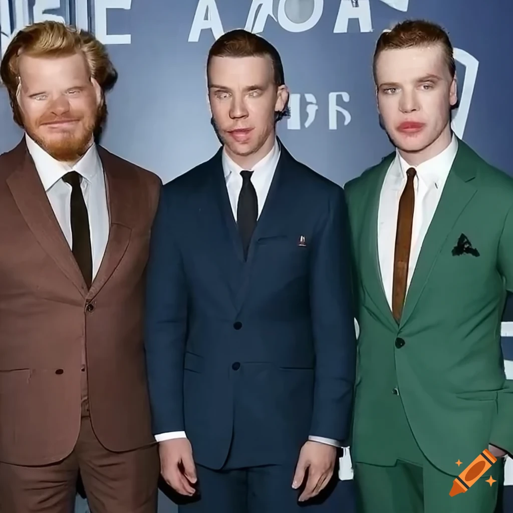 Jesse Plemons, Will Poulter, and Cameron Monaghan posing together for a ...
