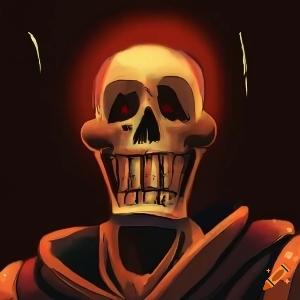 Papyrus in a dark & mysterious setting with distressed expression on ...