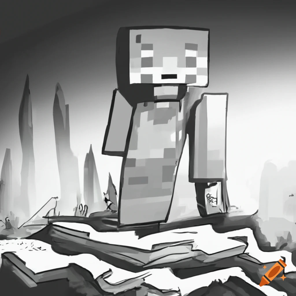 Extreme minecraft on Craiyon