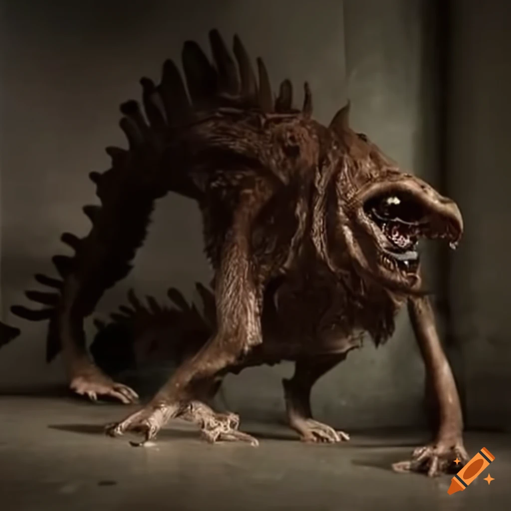 Hostile creatures on Craiyon