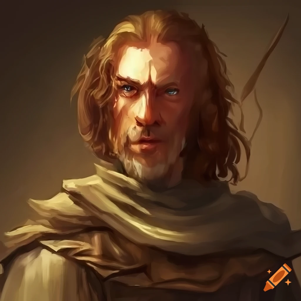 Npc, fantasy, man, character portrait, portrait, painting, random