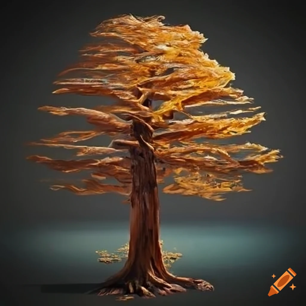 Monet style koa tree