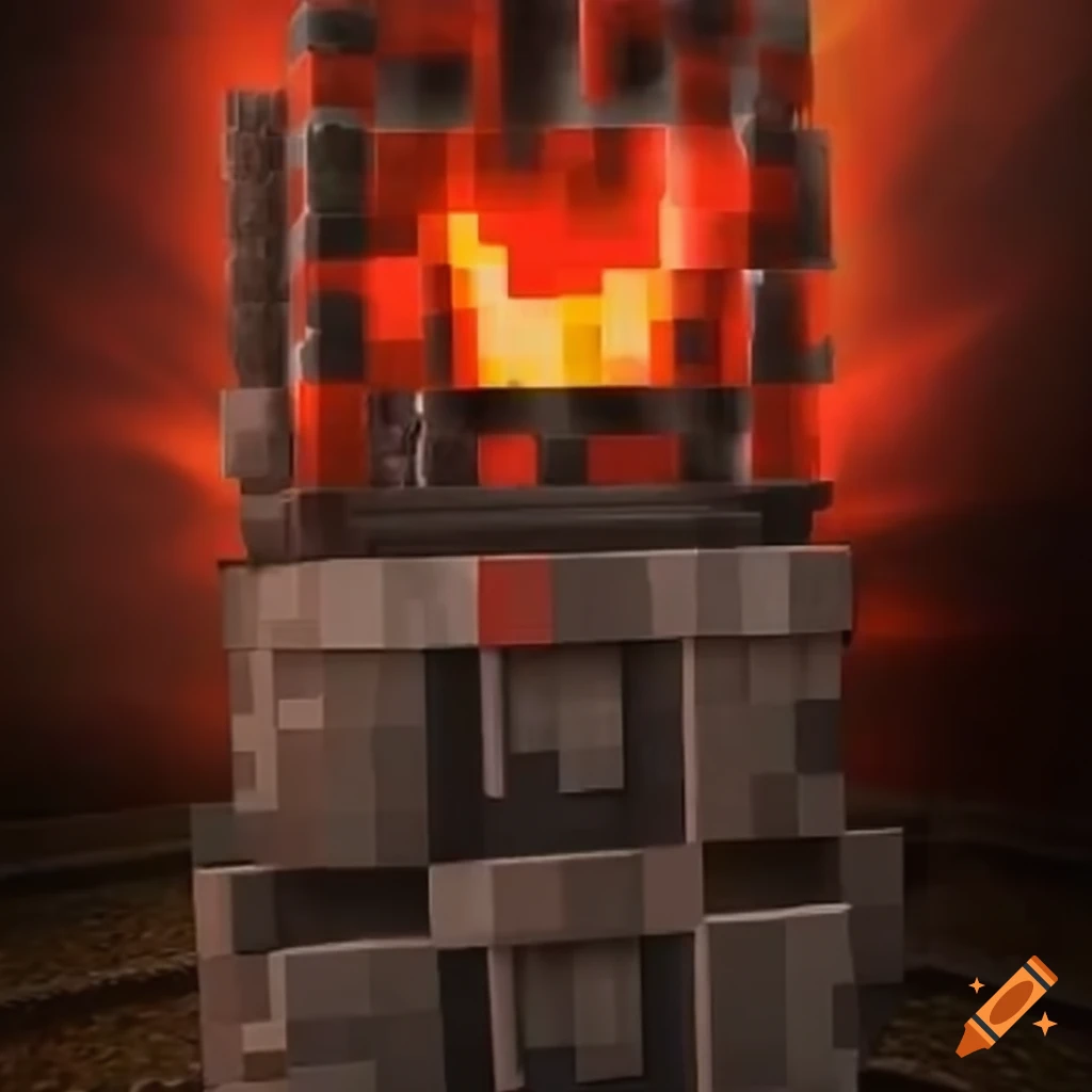 Redstone torch on Craiyon