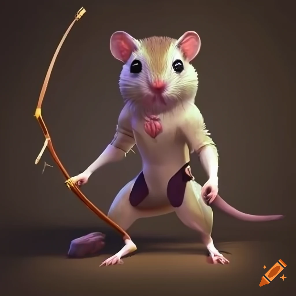 5. Gerbil: Prompt: Create an anthropomorphic humanoid gerbil character ...