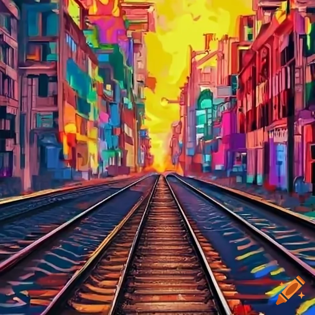 Amazing rail system on Craiyon