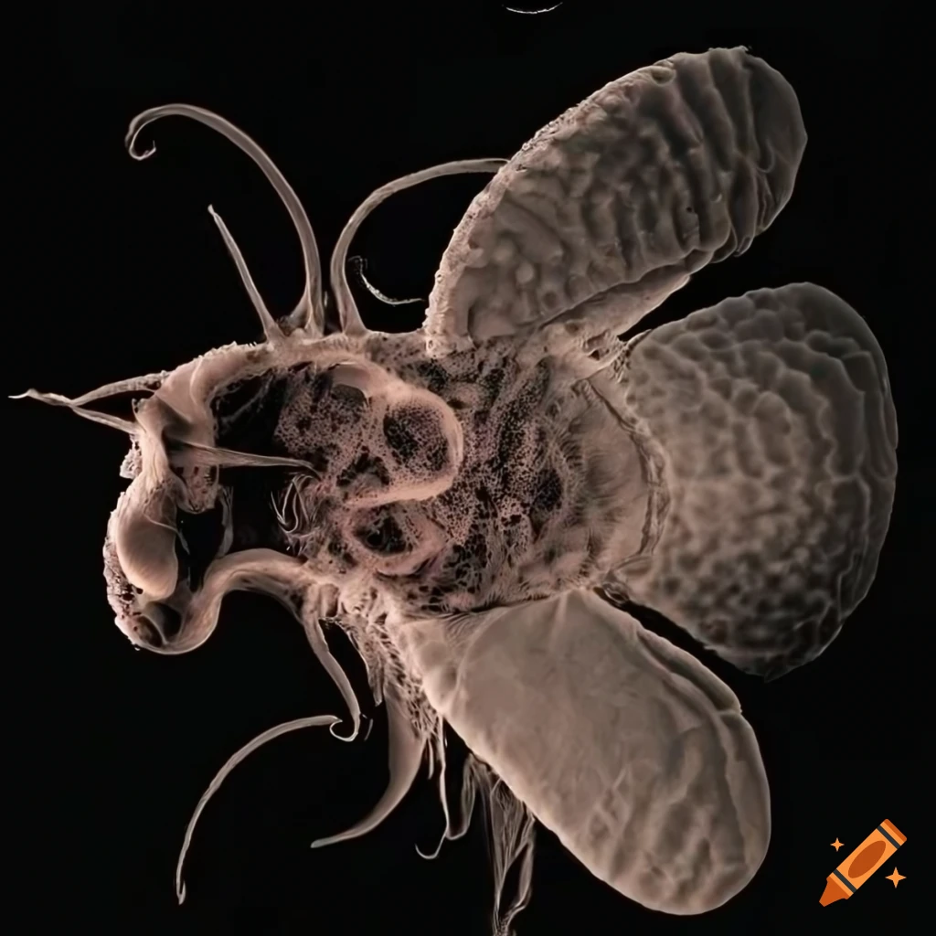 Many insect hairy wings raster electron microscope photo hires ...