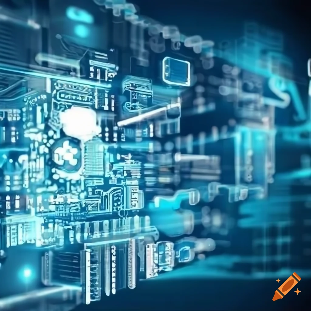 Illustration of data engineering process on Craiyon