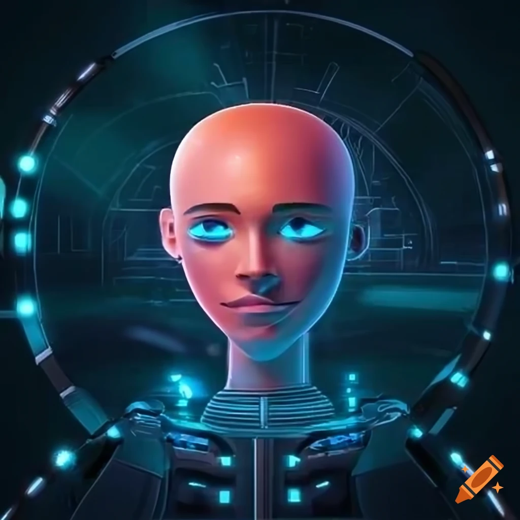 Sleek, futuristic interface on a screen. Picture a clean and ...