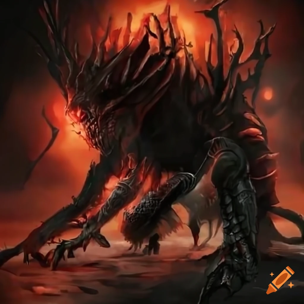 Dark souls one-eyed blood blight dragon
